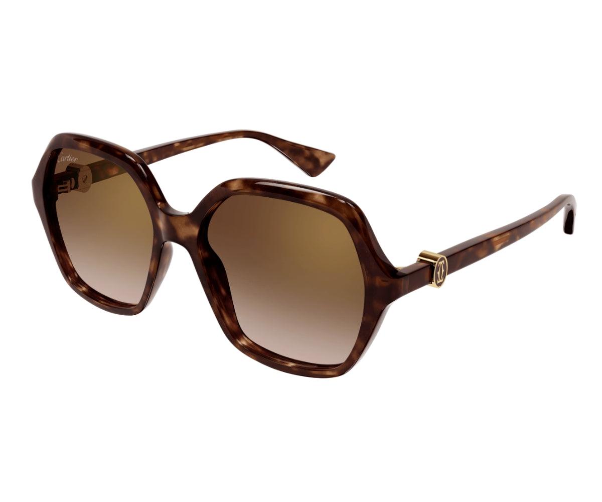 Buy Cartier Sunglasses 0470S 002 57 | GEM OPTICIANS – GEM Opticians