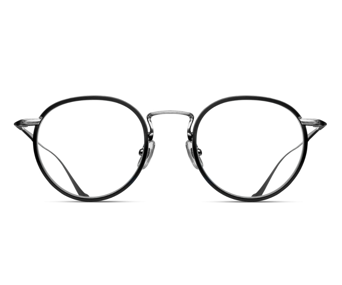 Buy Matsuda Glasses M3058 Brushed Silver - Matte Black 48 | GEM ...