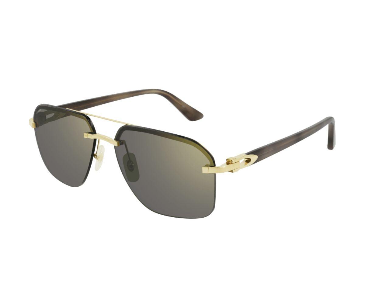 Buy Cartier Sunglasses 0276S 003 60 | GEM OPTICIANS – GEM Opticians